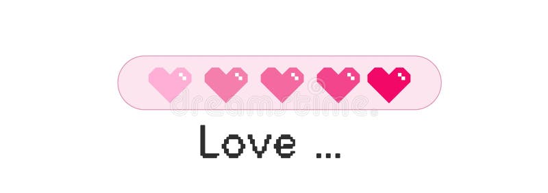 A Cute Red Love with Face Vector Illustration Stock Vector ...