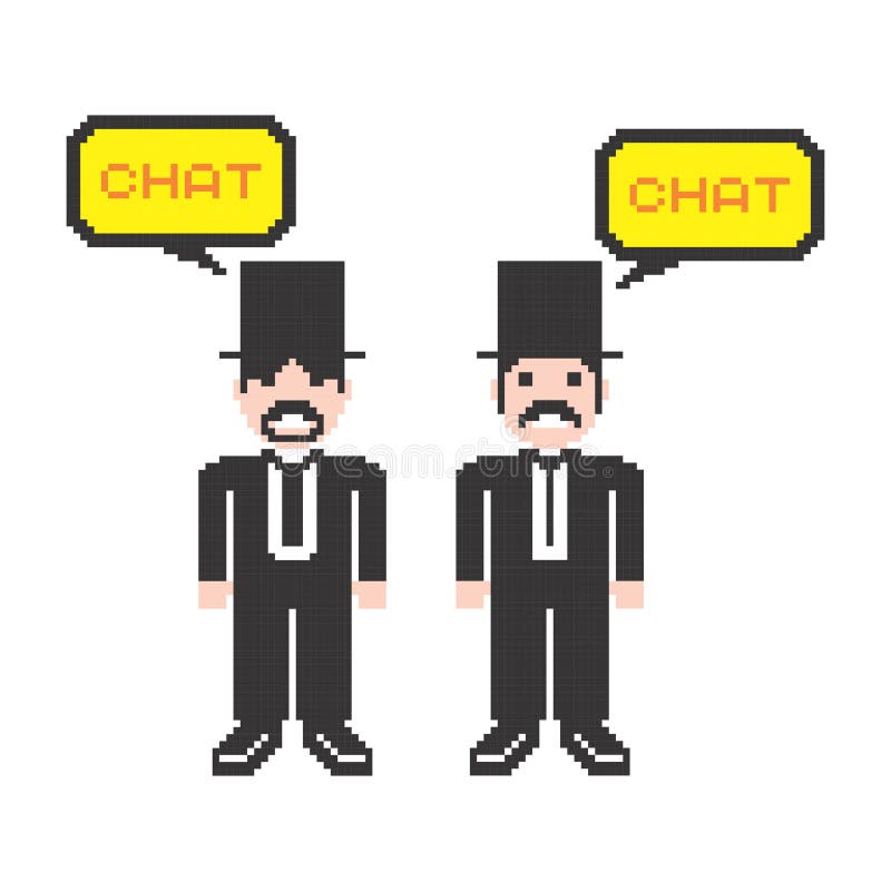 Pixel man art stock vector. Illustration of style, icon - 41078459