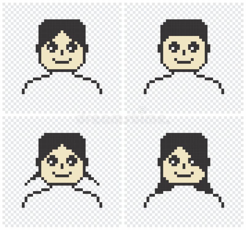 Pixel man art stock vector. Illustration of shape, abstract - 41078508