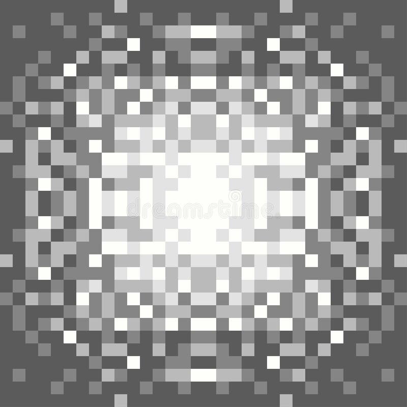 Pixel Monochrome Beautiful Seamless Pattern Vector Illustration Stock Vector - Illustration of ...