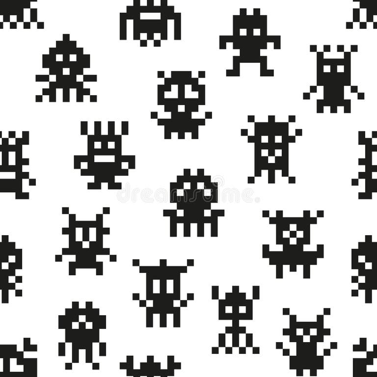 Pixel Monsters Stock Illustrations – 254 Pixel Monsters Stock ...