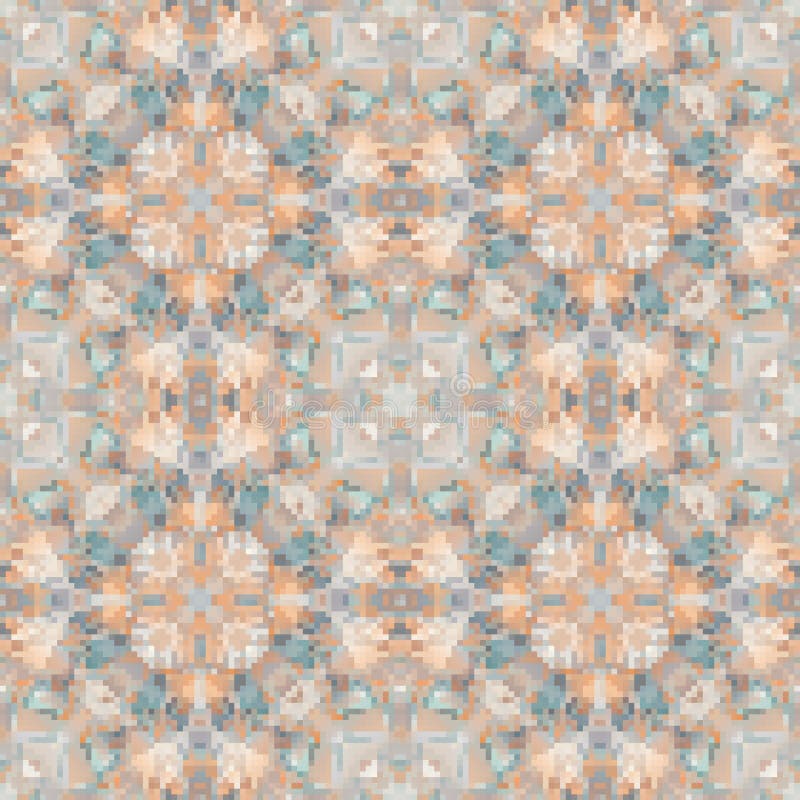 Pixel Mosaic Seamless Pattern Design, Repeat Textile Design. Fabric ...