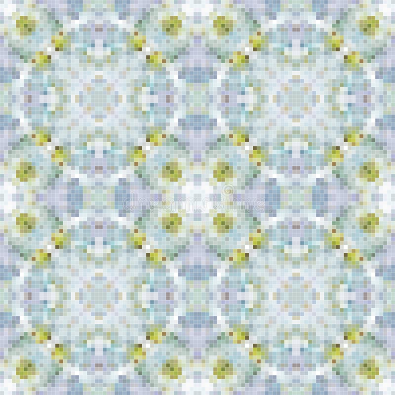 Pixel Mosaic Seamless Pattern Design, Repeat Textile Design, Surface ...