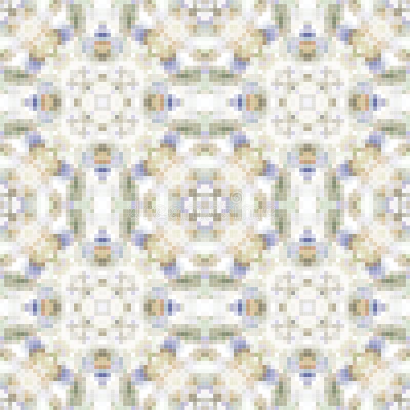 Pixel Mosaic Seamless Pattern Design, Repeat Textile Design, Surface ...