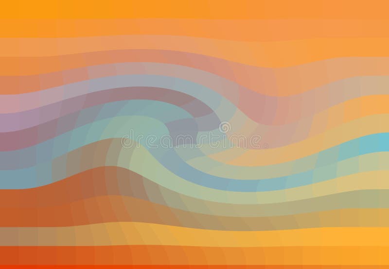 Pixel Mosaic Tile. Yellow Orange Gradient Background. Geometric Pattern ...