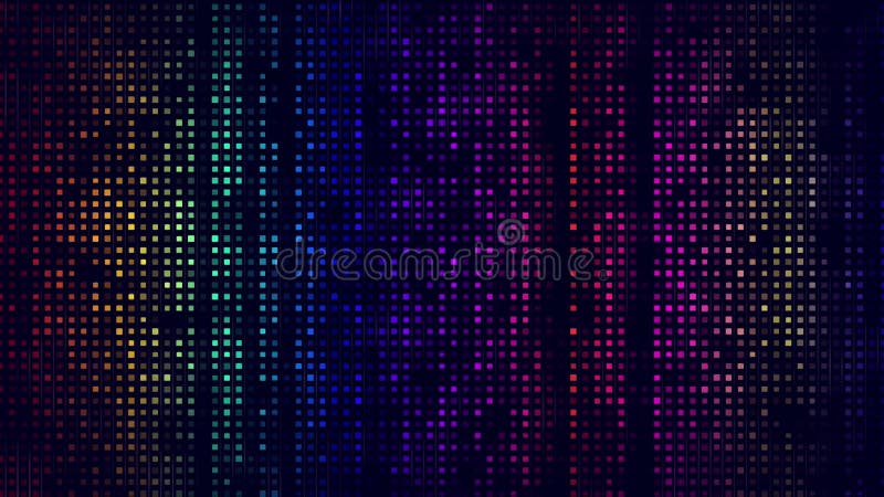 Pixel Movement, Background with Squares Movement, Retro Background ...