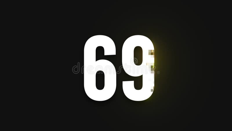 Pixel Numeral 92, Number Ninety Two, Alpha Channel Stock Video - Video ...