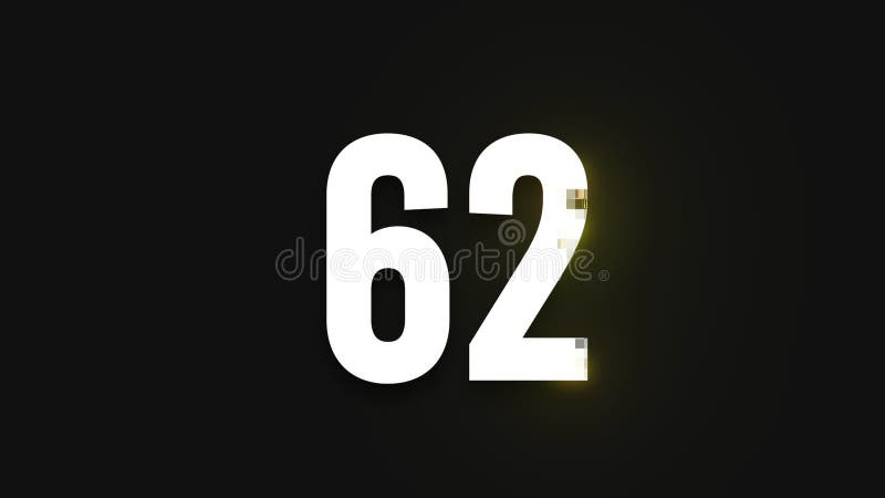 Pixel Numeral 92, Number Ninety Two, Alpha Channel Stock Video - Video ...