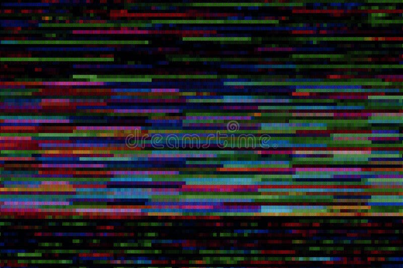 Pixel Pattern of a Digital Glitch Stock Illustration - Illustration of ...