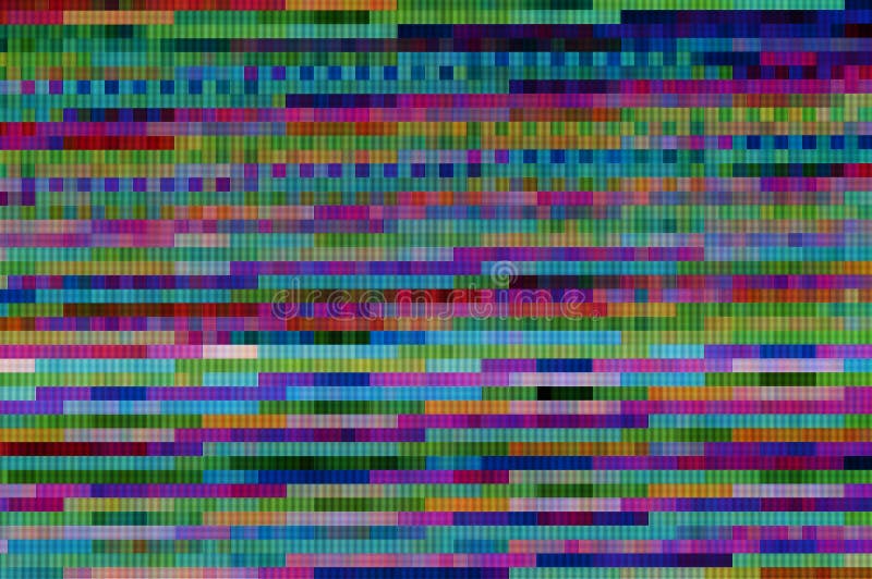 Pixel Pattern of a Digital Glitch Stock Photo - Image of blue, internet ...