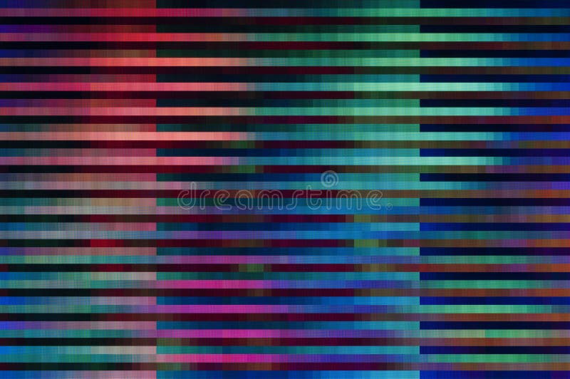 Pixel Pattern of a Digital Glitch Stock Image - Image of graphic ...