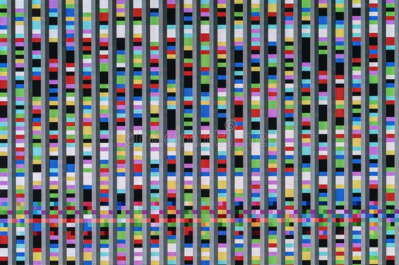 Pixel Pattern of a Digital Glitch Stock Image - Image of abstract ...