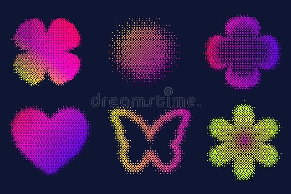 Heart Star Butterfly Vector Shapes Stock Illustrations – 108 Heart Star ...