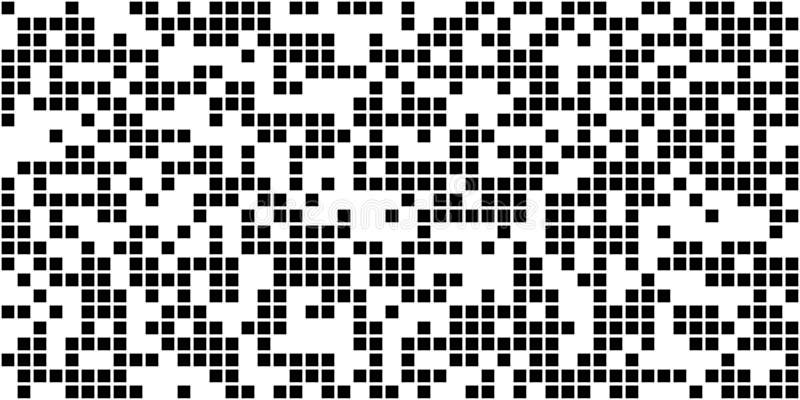 Pixel Pattern. Vector Seamless Background. Abstrac Texture Design ...