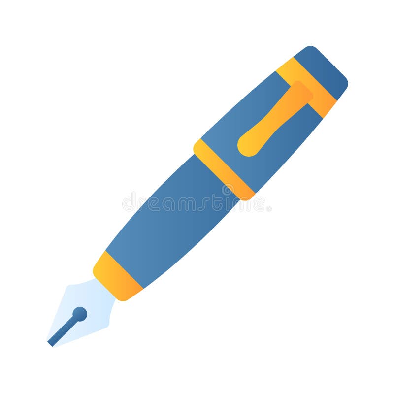 Pixel Perfect Fountain Pen Icon, Perfect for Writing, Elegance, and ...