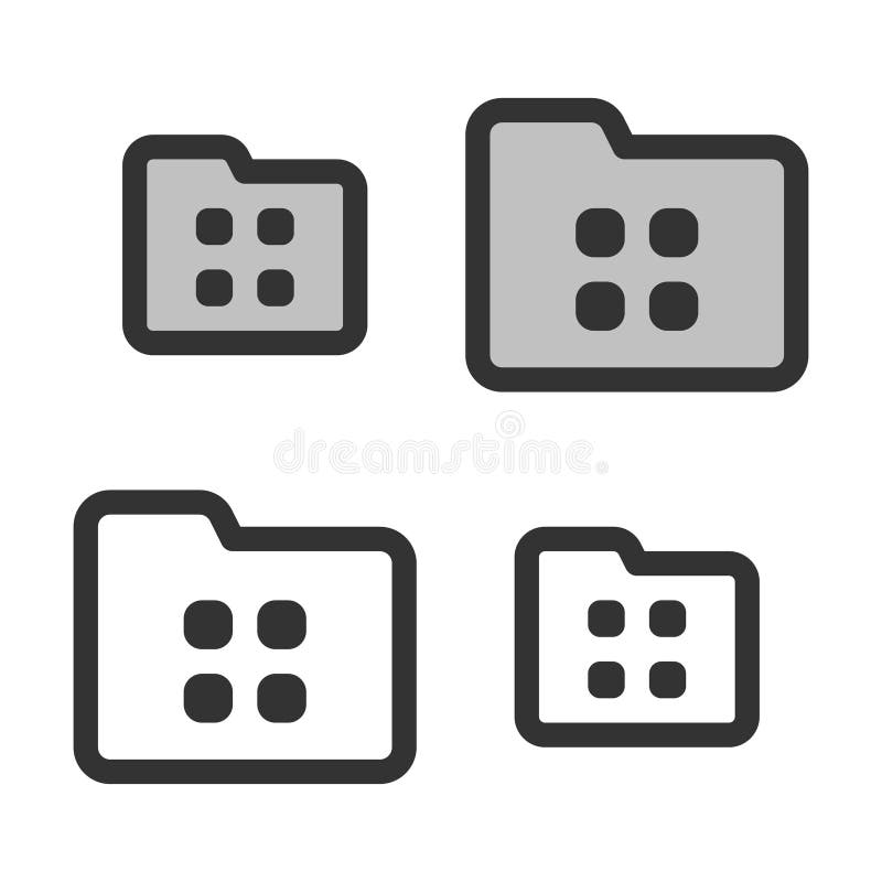 X Files Folder Icon Stock Illustrations – 17 X Files Folder Icon Stock ...