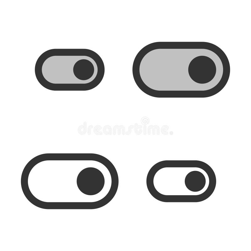 Two Position Switch Icon Symbol Stock Illustrations – 56 Two Position ...