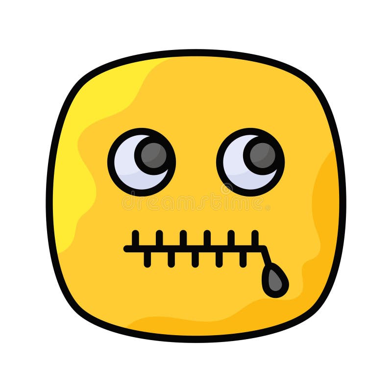 Pixel Perfect Secret Emoji Icon Design, Ready To Use Vector Stock ...