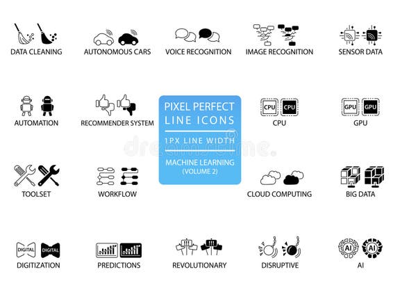 Machine Learning Icons Stock Illustrations – 9,015 Machine Learning ...
