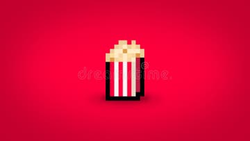Pixel Art Pop Corn Stock Illustrations – 23 Pixel Art Pop Corn Stock ...