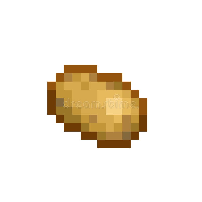Pixel Potato, Burger and Drink Set Image. Junk Food Pixel Art Stock ...