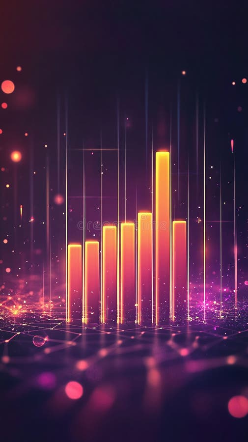 Pixel Profit Tracker Graph with Rising Bars and Animated Sparkles ...