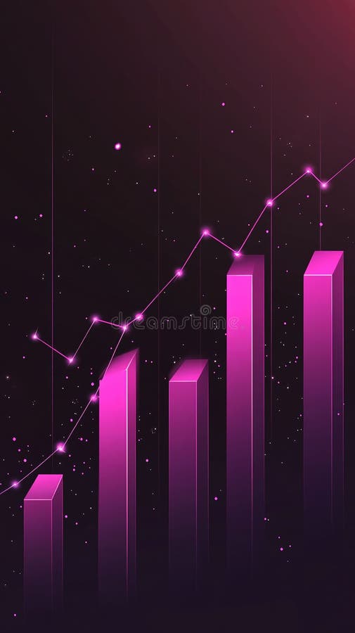 Pixel Profit Tracker Graph with Rising Bars and Animated Sparkles ...