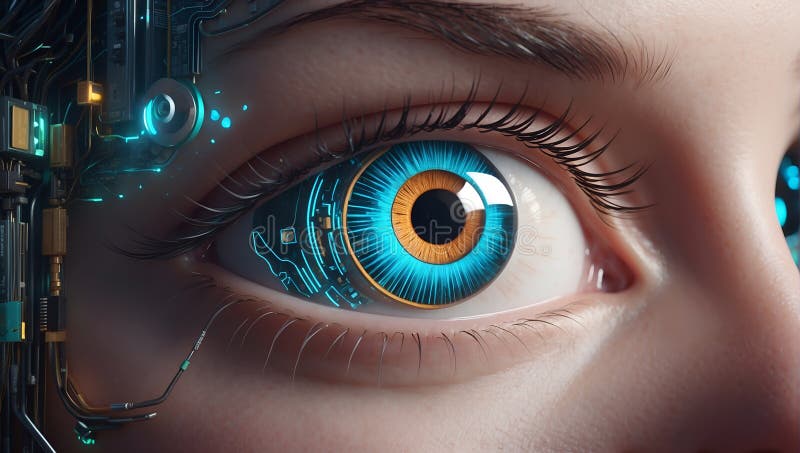 Pixel Pulse: 3D Visualization of Digital Intelligence. AI Generate ...