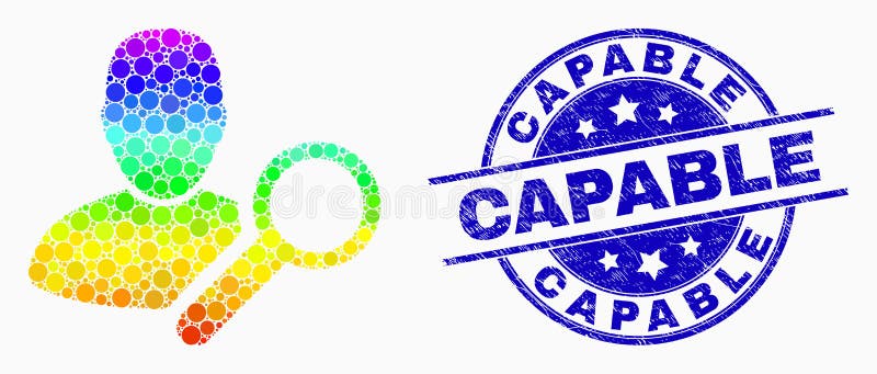 Capable Person Lifts Word - Others Crushed By Rejection Stock ...