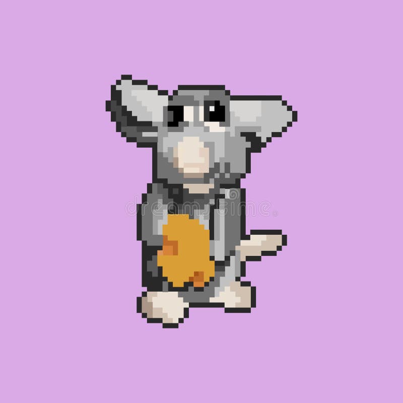 Pixel Art Rat Stock Illustrations – 134 Pixel Art Rat Stock ...