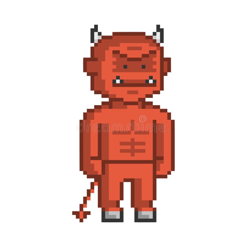 Pixel Devil Stock Illustrations – 413 Pixel Devil Stock Illustrations ...