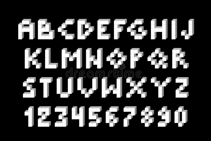 Pixel Retro Video Game Font. 80 S Retro Alphabet Font Stock Vector ... Pixel Retro Video Game Font. 80 S Retro Alphabet Font Stock Vector ...