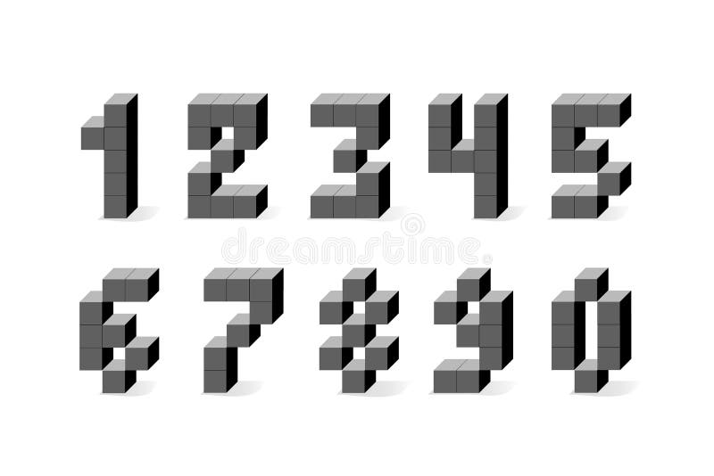 Pixel Retro Video Game Numbers. 80 S Retro Alphabet Font Stock Vector ... Pixel Retro Video Game Numbers. 80 S Retro Alphabet Font Stock Vector ...