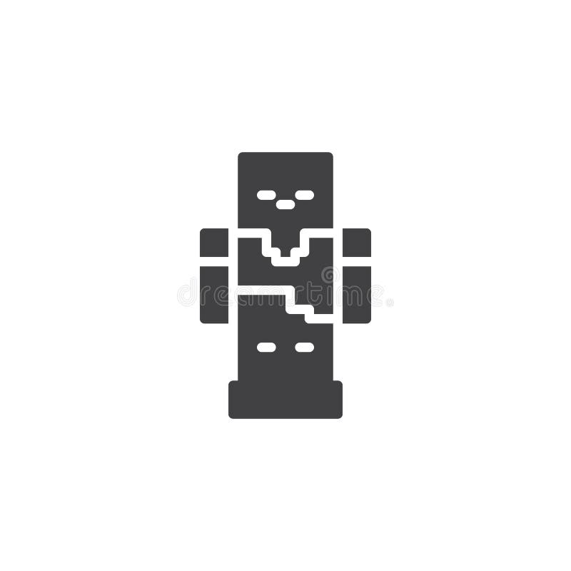 Pixel robot icons stock illustration. Illustration of design - 36446778