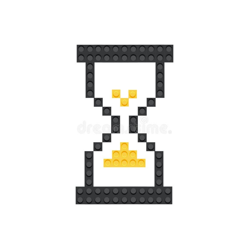 Pixel Sand Watch Icon from the Constructor Stock Vector - Illustration ...