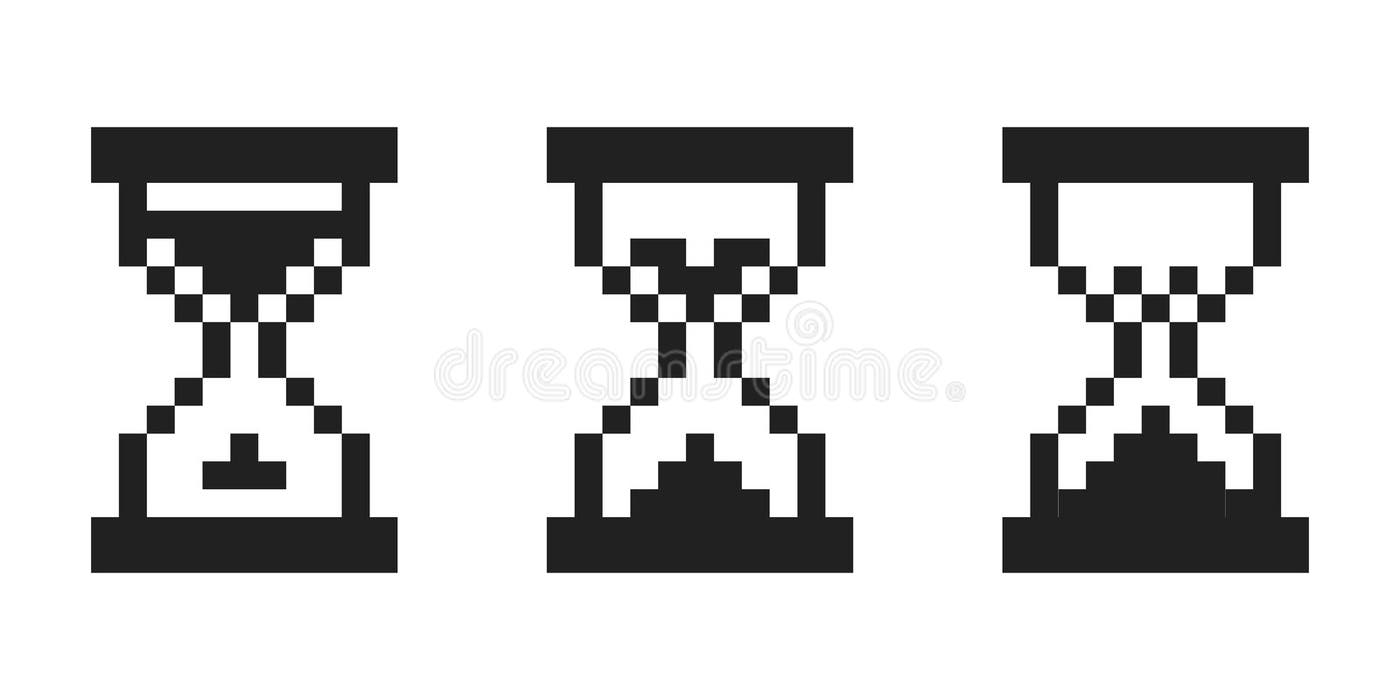 Pixel Sandglass Stock Illustrations – 465 Pixel Sandglass Stock ...