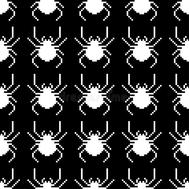 Pixel Spider Web Frame Detailed Illustration Vector Stock Vector ...