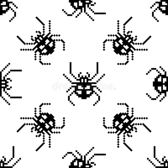 Pixel Spider Stock Illustrations – 600 Pixel Spider Stock Illustrations ...