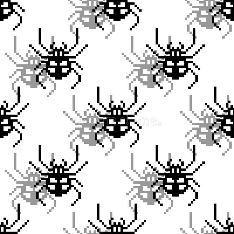 Pixel Spider Stock Illustrations – 599 Pixel Spider Stock Illustrations ...