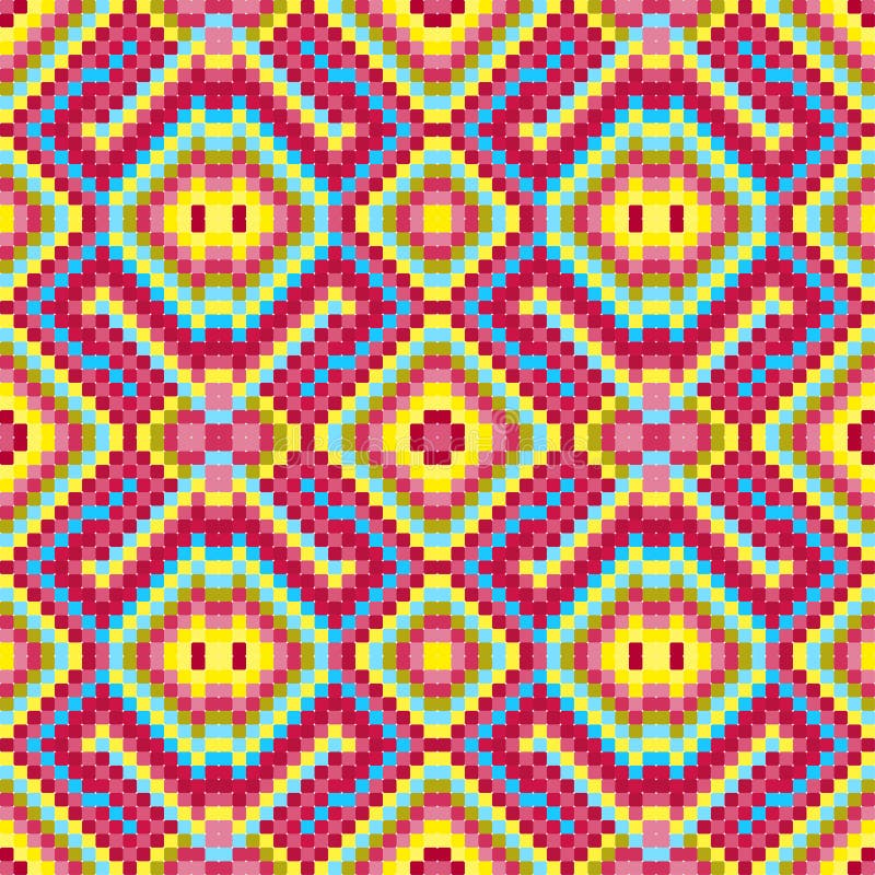 Pixel Seamless Texture Dark Color Stock Vector - Illustration of dark ...