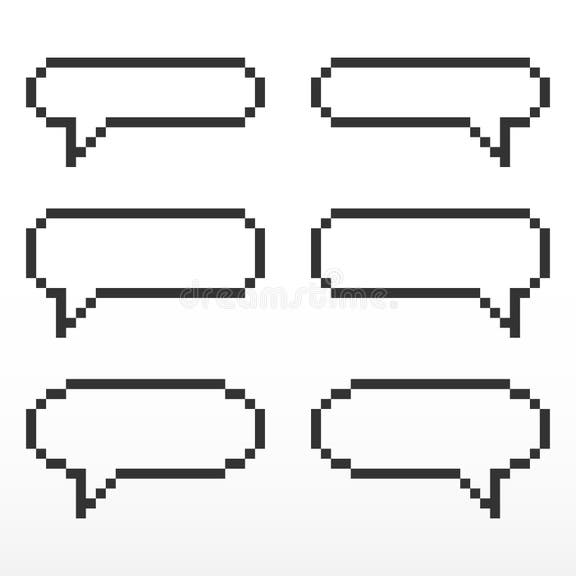 Pixel Bubble Text Stock Illustrations – 2,473 Pixel Bubble Text Stock ...