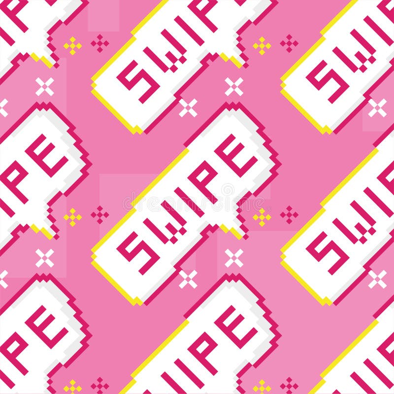 Pixel Speech Bubbles Cartoon Expression Pattern Background Vector Stock ...