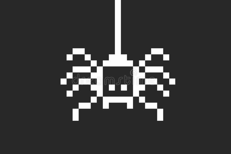 Pixel Spider Stock Illustrations – 599 Pixel Spider Stock Illustrations ...