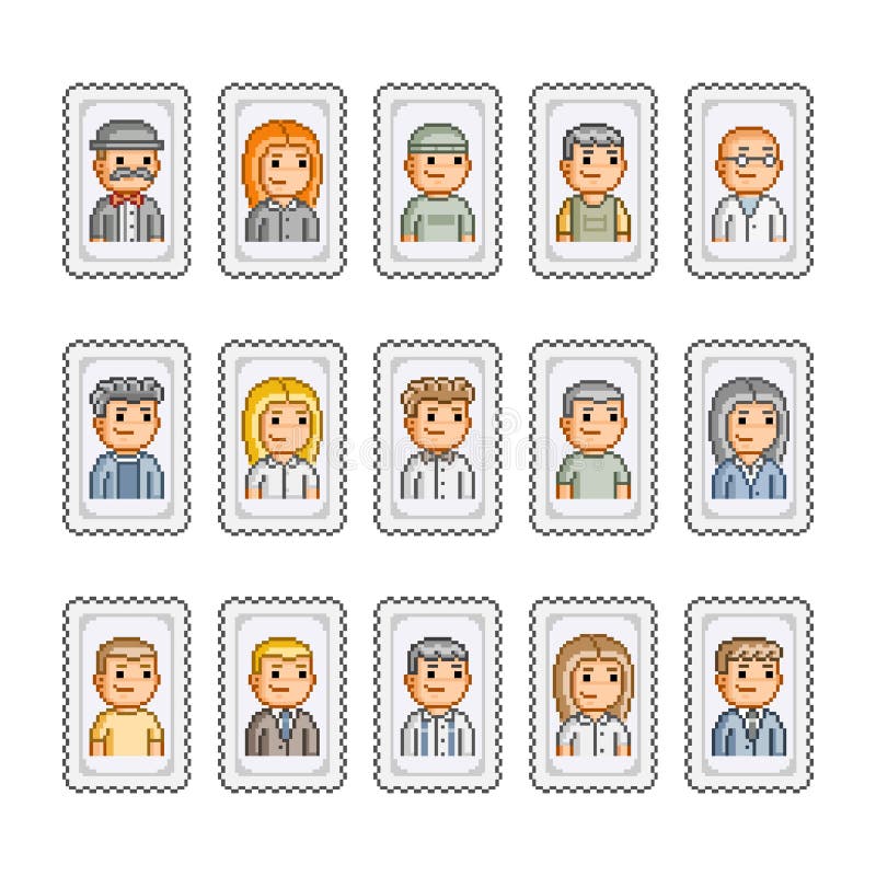 Pixel Stamps Stock Illustrations – 886 Pixel Stamps Stock Illustrations ...