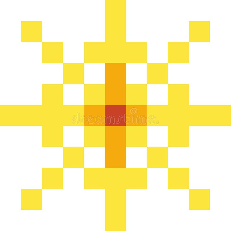 Pixel Star Sparkle Twinkle stock vector. Illustration of star - 353086315