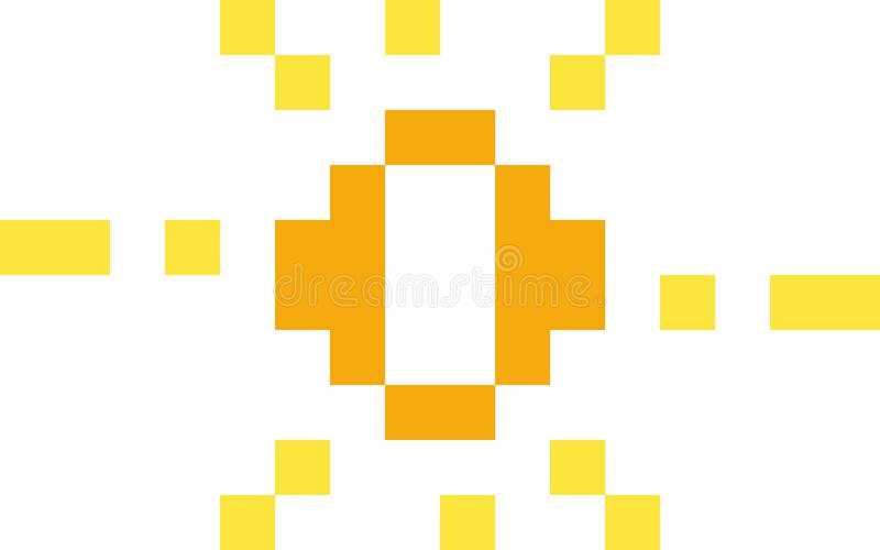 Pixel Art Star Cruiser stock illustration. Illustration of interstellar ...