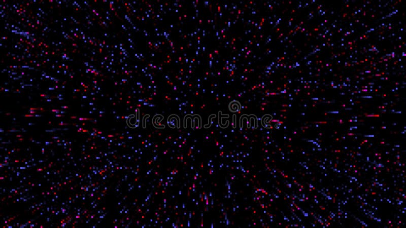 Pixel Stars Retro Abstract Background. Galaxy Space 8 Bit Backdrop ...