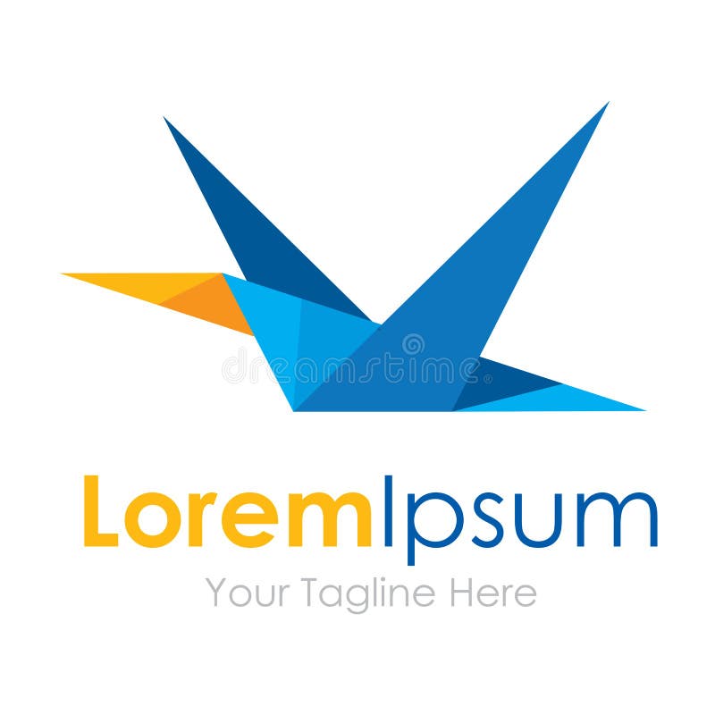 Pixel Strange Geometric Flying Bird Element Icons Business Logo Stock ...