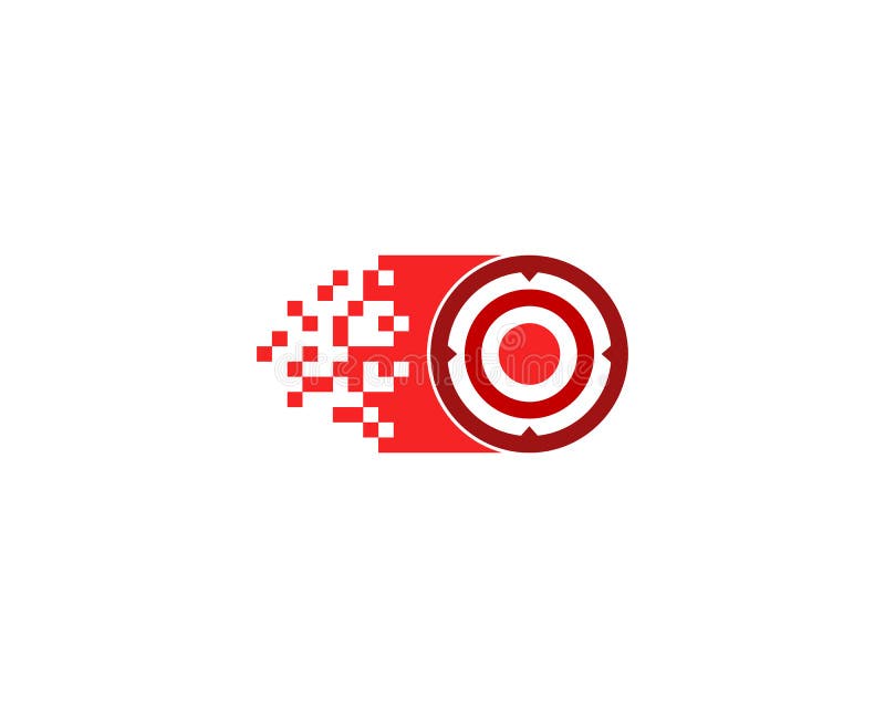 Pixel Target Logo Icon Design Stock Vector - Illustration of branding ...