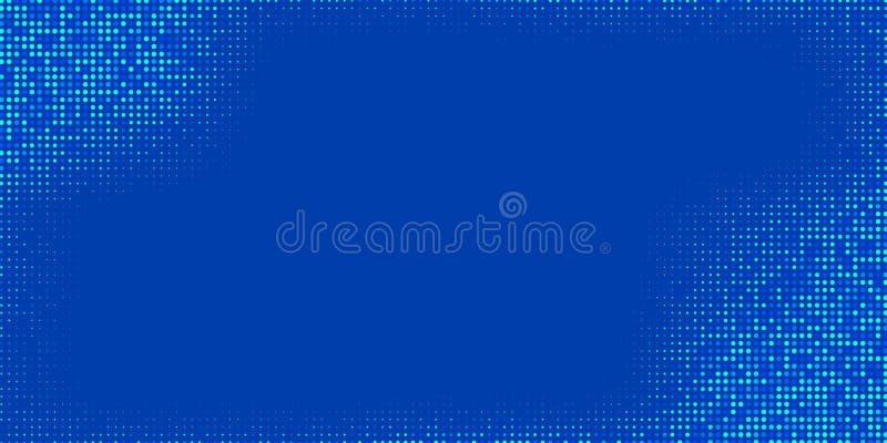 Pixel Technological Background. Abstract Blue Gradient Background. Neon ...